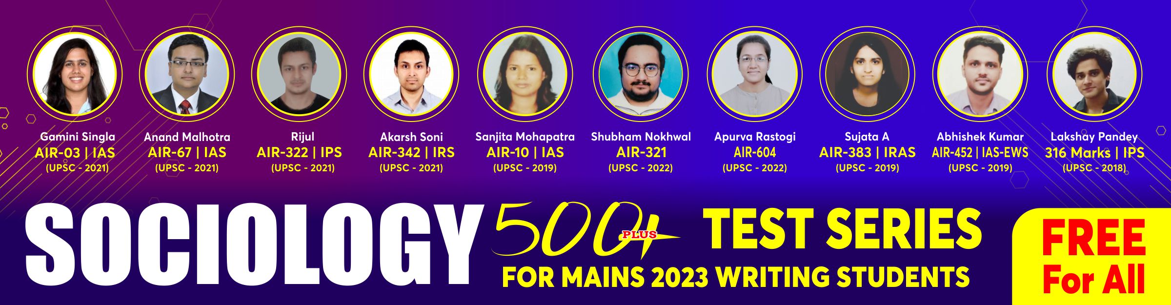 Sociology Test Series for 2023 CSE Mains by Ritesh Kr Singh